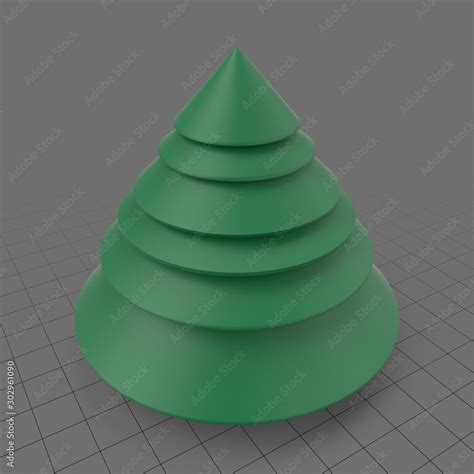 Stylized Pine Tree Stock 3d Asset Adobe Stock