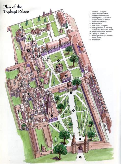 Topkapi Palace Map