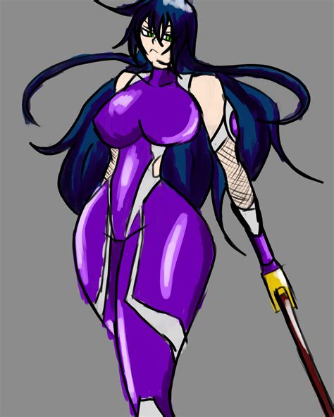 Taimanin Asagi Colored Sketch By Walter666bonham On Deviantart