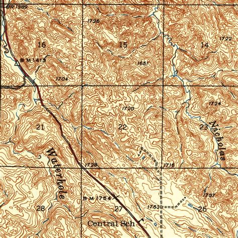 Iona Sd 1944 62500 Scale Map By United States Geological Survey
