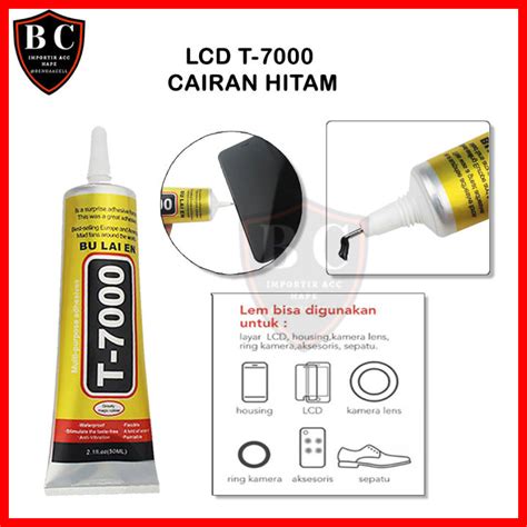 Lem Touchscreen T7000 15ml Lem Casing Hp Lem Lcd T 7000 Cairan Hitam Lazada Indonesia