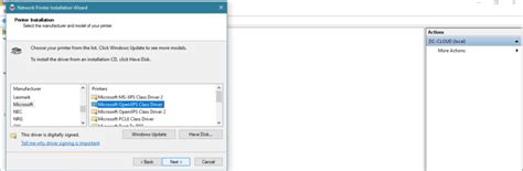 print server installation and setup cyber security networking
