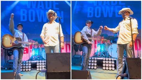 Central Texas Teenager Performs On Stage With Wade Bowen During Waco Concert