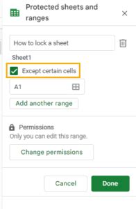 Ways To Lock A Sheet In Google Sheets Ok Sheets