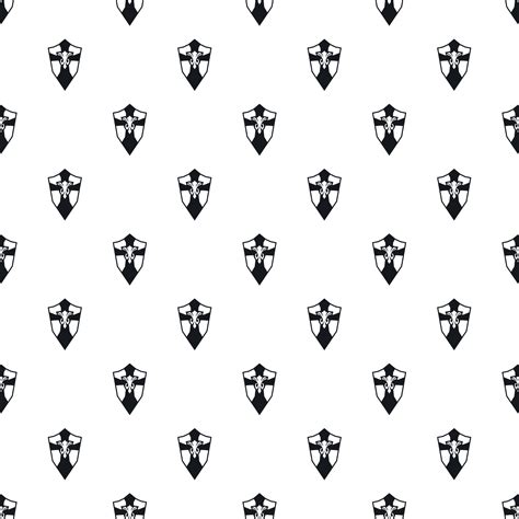 Combat Shield With Ornamentation Pattern 15029419 Vector Art At Vecteezy