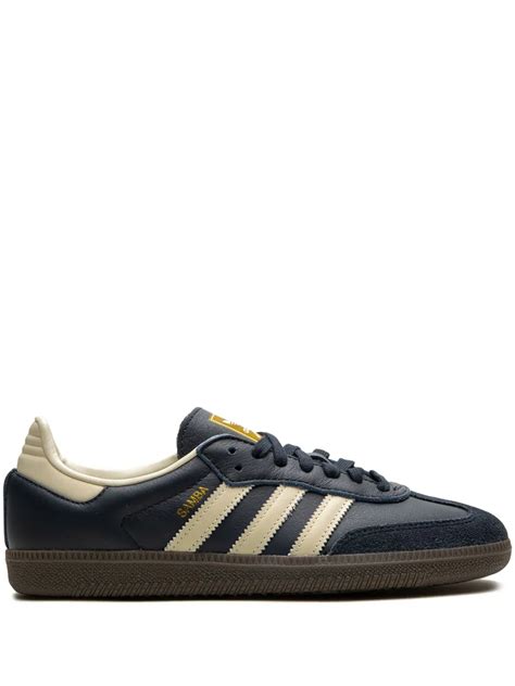 Adidas Samba Og Night Navycream White Sneakers Blue Farfetch Hk