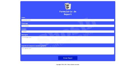 Formulário De Report Em Php Com O Smtp Autenticado Script Php Aqui Brasil Oficial