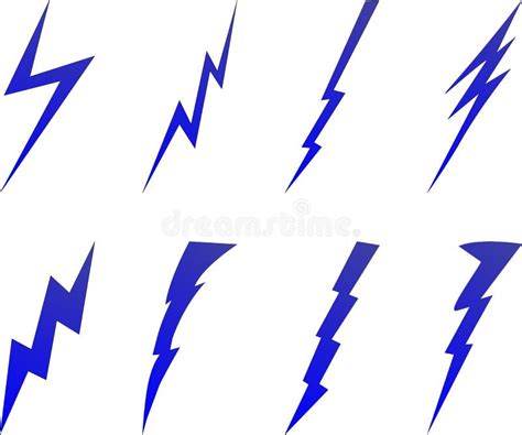 Lightning Bolt Symbols Stock Illustration Illustration Of Bolt 17879291