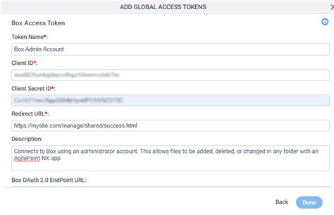 Access Token For Box