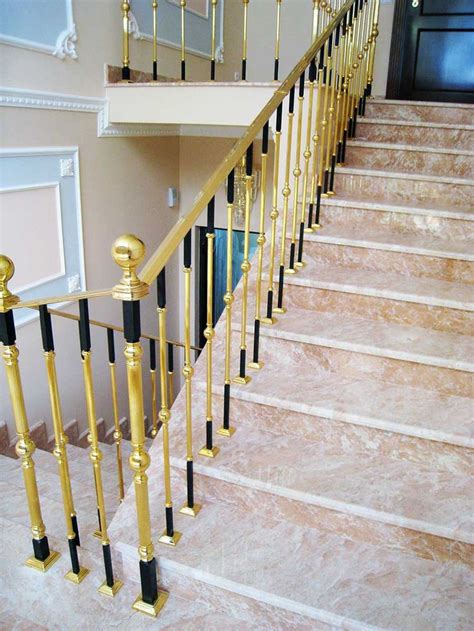 Brass Stairs Railing Brass Railing Bluster Brass Staircase Railing Shri Ram Gates