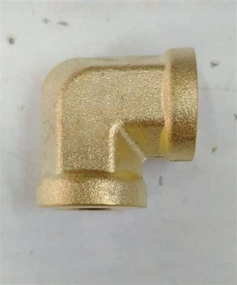 34 Inch 90 Degree Brass Female Elbow For Plumbing Pipe At ₹ 22piece