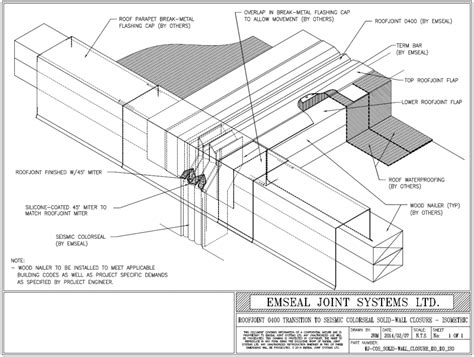 Expansion Joint Details · Bim · Cad · Dwg · Dwf · Emseal