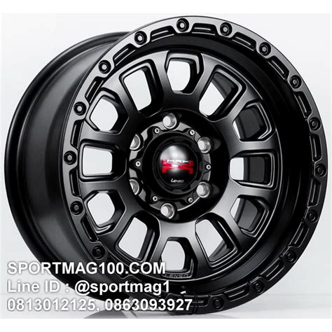 ล้อแม็กซ์ Lenso Max X12 ขอบ16นิ้ว 6รู139 7 สีดำด้าน กว้าง8 5นื้ว