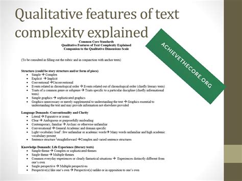 Ppt Text Complexity And Academic Vocabulary Tully 7 12 Powerpoint