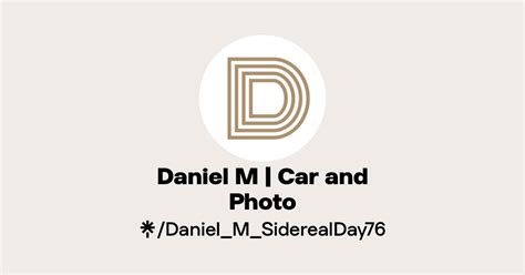 Daniel M Siderealday76 Twitter Instagram Tiktok Linktree