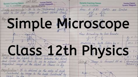 Microscope And Telescope Class 12 Derivation At Anthony Tryon Blog