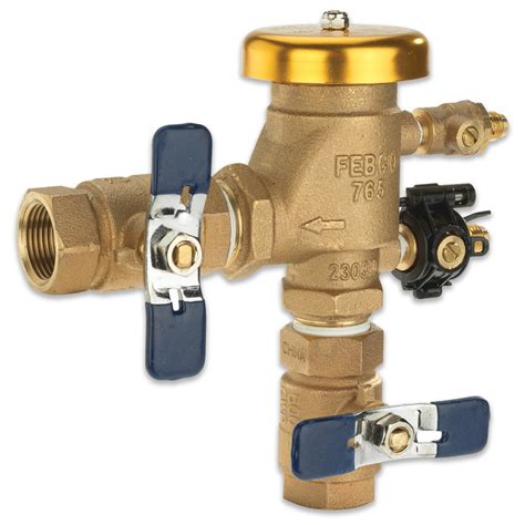 Febco 765 Pressure Vacuum Breaker W Ball Valves 34 In Bronze W