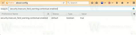Disable Insecure Login Prompt In Firefox