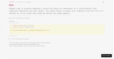 React Components Forked Codesandbox