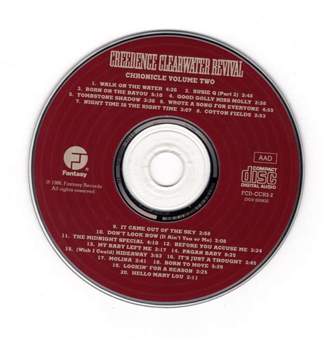 Creedence Clearwater Revival Chronicle Vol 2 Cd Professionally Cleaned