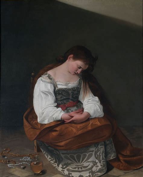 Repentant Mary Magdalene 1596 1597 Caravaggio