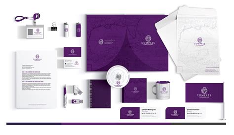 Identidad Corporativa Compass Forwarding On Behance