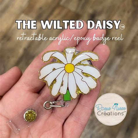 Badge Buddy For Daisy Pin Etsy