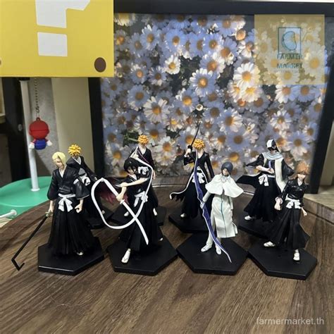 Bleach รูป Kurosaki Ichigo ของเล่นเดสก์ท็อปเครื่องประดับ Kuchiki Rukia