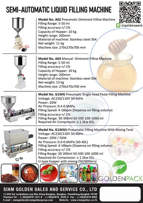 Product เครื่องบรรจุของเหลวแบบลูกสูบระบบ2หัวบรรจุ บริษัท สยามโกลเด้น