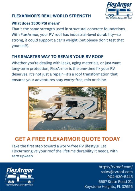 Ppt Seal It Right The First Time With Flexarmor Rv Roof Sealant