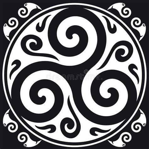 Celtic Symbol Celtic Knot And Triskelion Circle Trinity Sacred