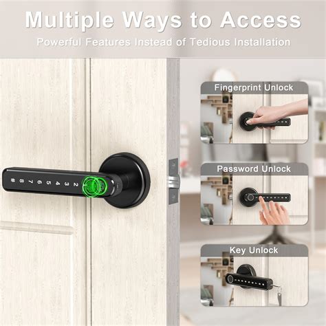 Ironzon Fingerprint Door Lock Door Knob