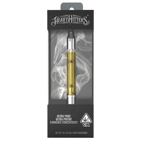 Piff Sativa Ultra Extract High Purity Oil 2g Vape Cartridge Heavy Hitters