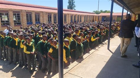 First Day Of School Department Of Safety Visits Umsebe Primary In