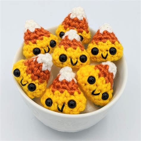 Free Mini Candy Corn Crochet Pattern Ribblr