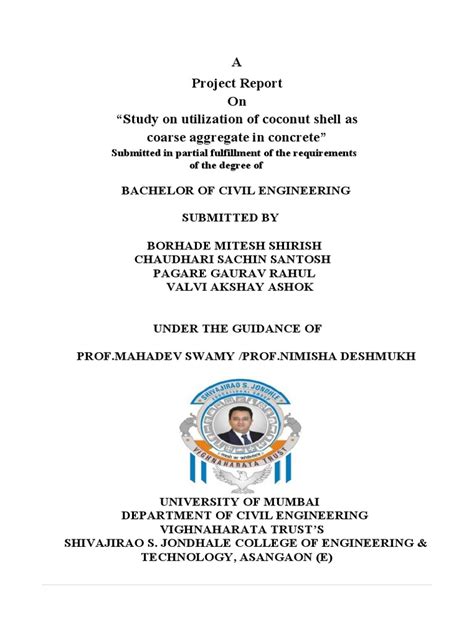 Project Report Modify Pdf Pdf Concrete Construction Aggregate