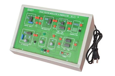 Pulse Position Modulations And De Modulationppm For Laboratory Model Namenumber Dc 3 At