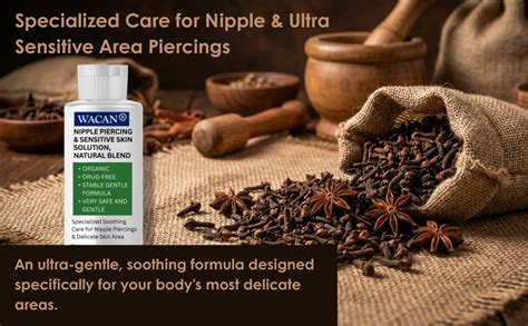 Nipple And Piercing Aftercare Solution And Ultra Sensitive