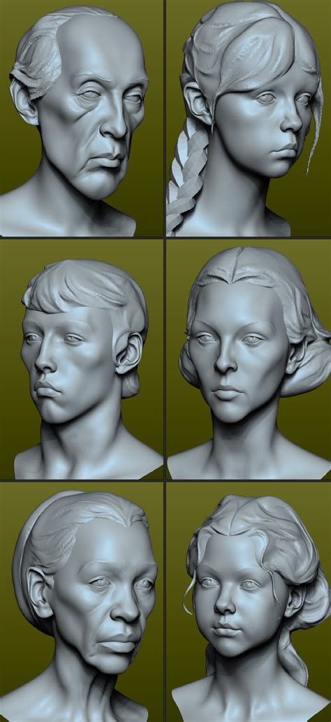 Zbrush 15min Speed Sculpting237 Character Design 2025 얼굴 캐릭터 아트 아트