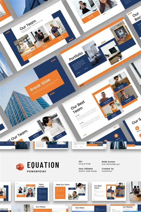 Equation Powerpoint Template A Presentation Template By Kreatifreya