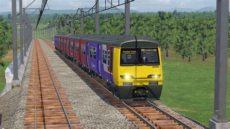 Class 321 Northern Red And Purple Reskin Mod Transport Fever 2 Mod