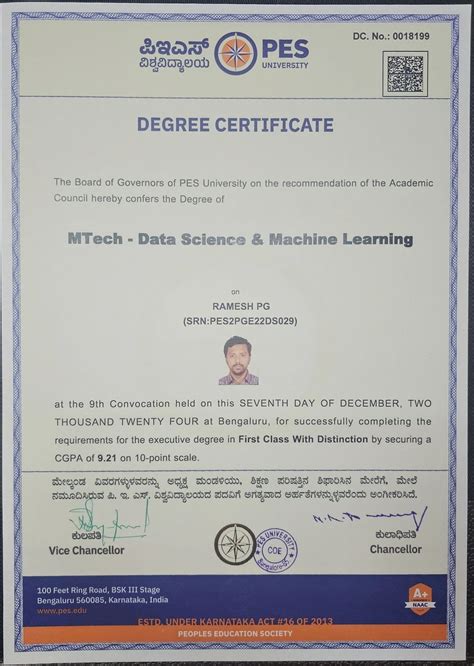 Datascience Artificialintelligence Machinelearning Mtech Ramesh Prakash Guledgudd 61