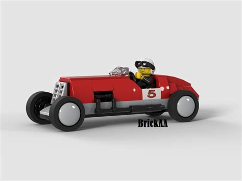 Lego Moc 141863 Classic Racing Car By Brickaa Rebrickable Build