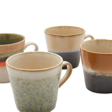 Hkliving Cappuccino Mugs Set Of 4 Verve End Gb