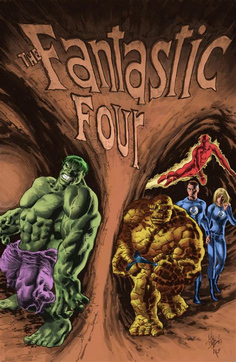 Fantastic Four Vs Hulk By Apalomaro On Deviantart