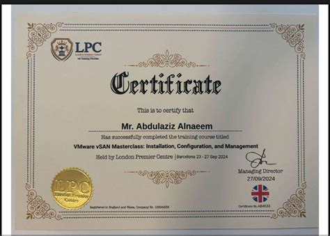 Vmware Vsan Masterclass Certification Abdulaziz Al Naim