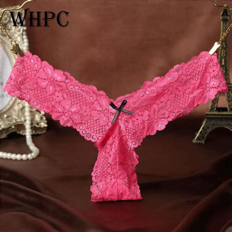 Bragas Anchas De Encaje Para Mujer Ropa Interior Transpirable Con Lazo