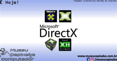 O Microsoft Directx De 1995 Mcc Museu Capixaba Do Computador