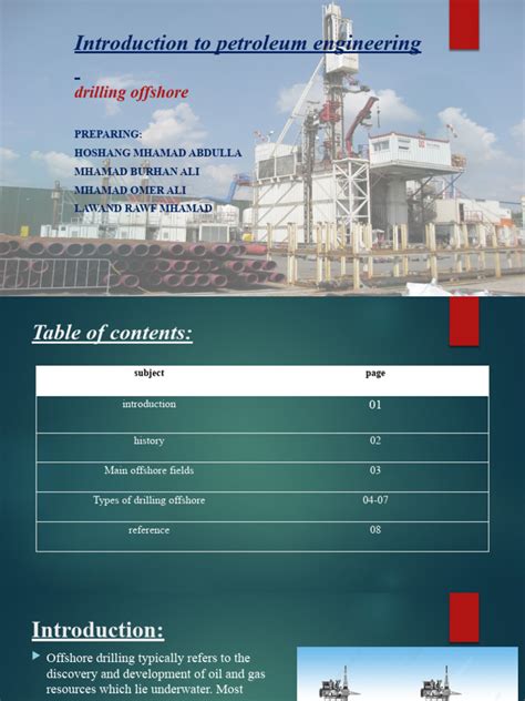 Driiling Offshore Pdf Offshore Drilling Earth Sciences