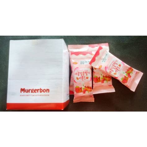 Almond Strawberry Snack Box Korean Murgerbon Almond Strawberry Snack